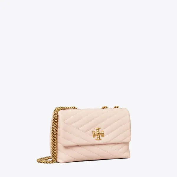 Tory Burch Small Kira Chevron Shoulder Bag In Pink Quartz - 36
